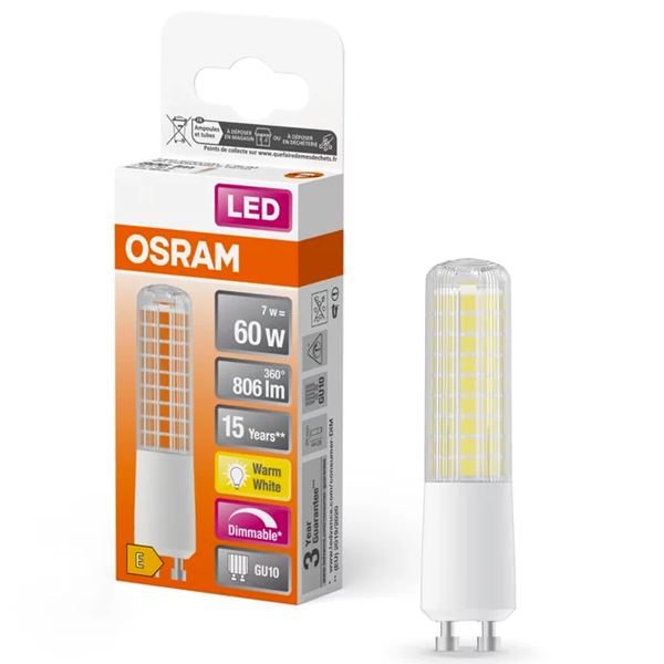 Osram LED lamp GU10 | Special T Slim | 2700K | Dimbaar | 7W (60W) Osram 123led.nl